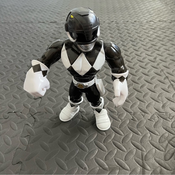 Other | Playskool Heroes Power Rangers Black Ranger Action Figure Mega ...